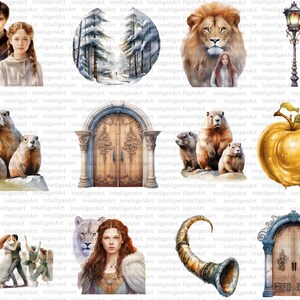 Watercolor Narnia Clipart I Narnia Png I Narnia Characters I Narnia ...