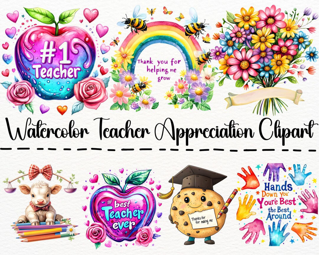 Teacher Appreciation Clipart, School Counsellor Designs, Classroom ...
