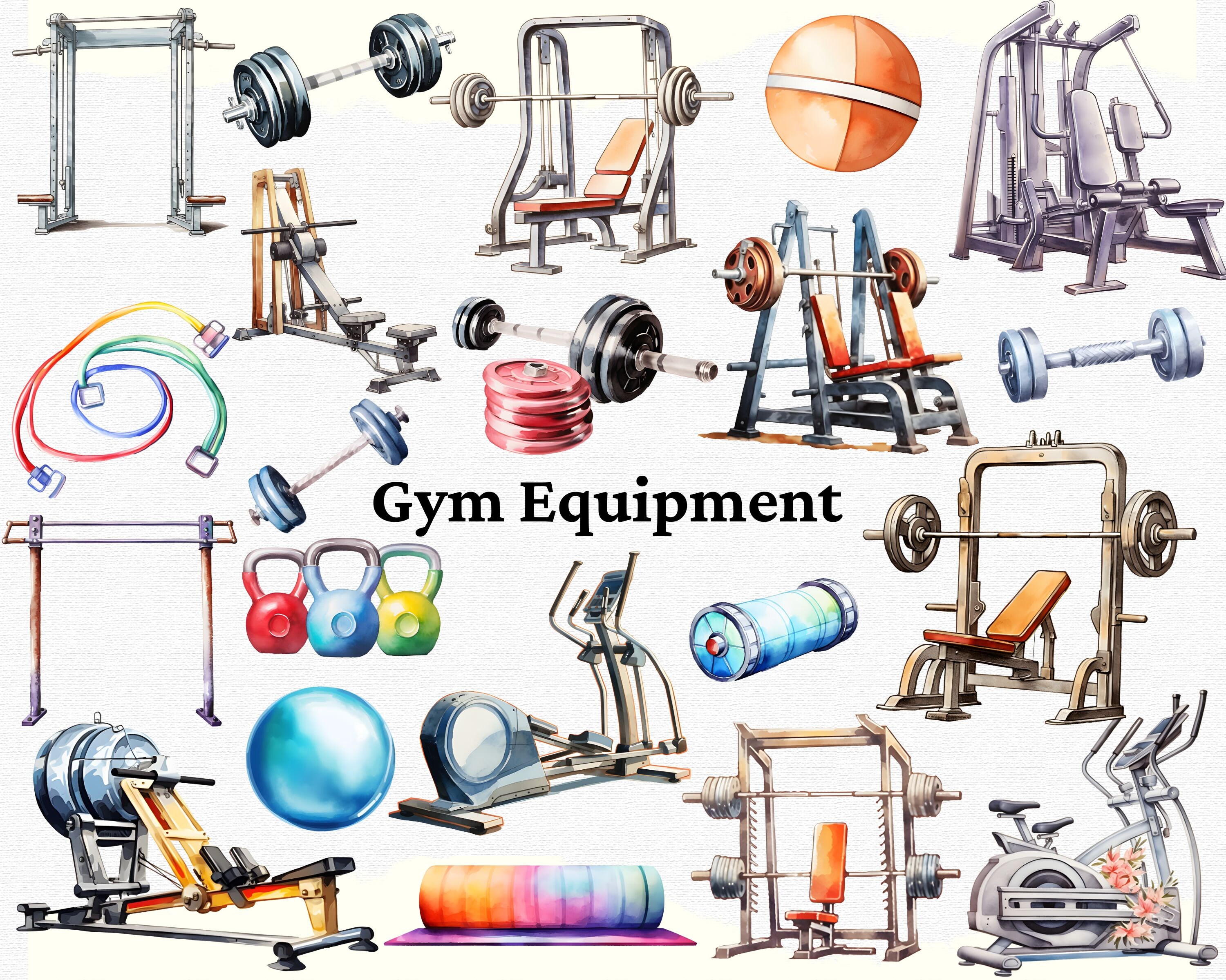 Exercise Equipment Clip Art