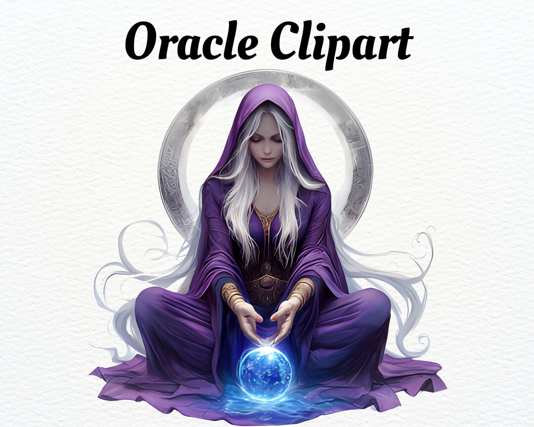Mystical Oracle Clipart, Boho Mystic, Fortune Teller Clipart, Tarot ...