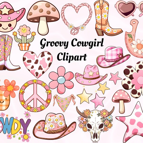 Retro Cowgirl - Etsy