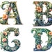Spring Floral Alphabet Png, English Alphabet Floral Letters PNG ...