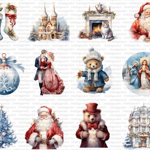 Christmas Winter Clipart Cozy Winter Clipart, Royal Christmas ...