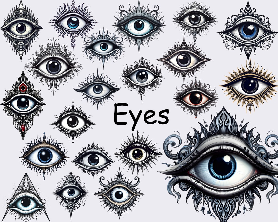 Mystical Eye Clipart Evil Eye PNG, Arabian Eyes, All Seeing Eye, Third ...