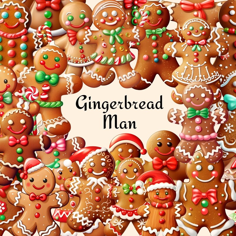 Gingerbread Man - Etsy