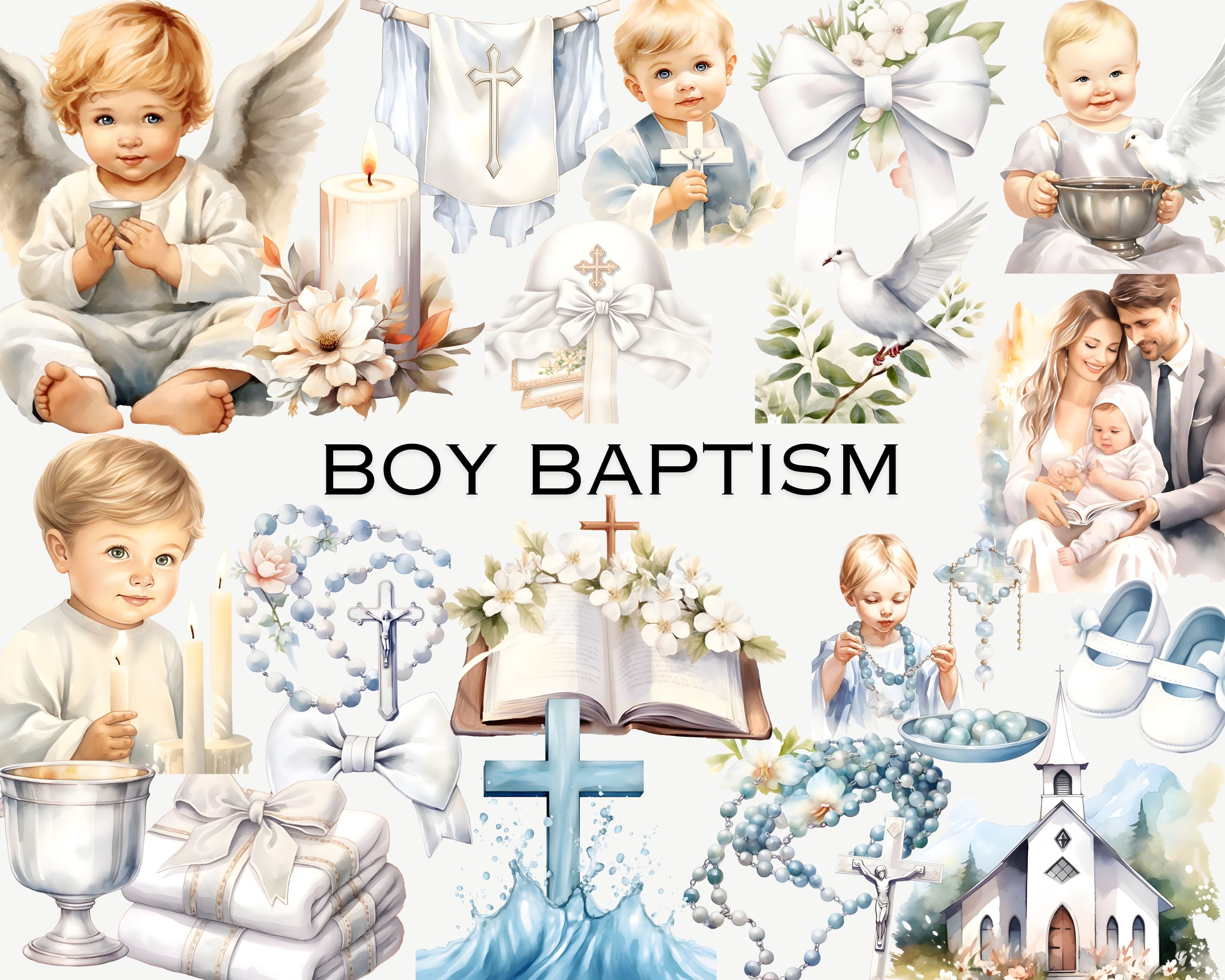 Baby Boy Religious Baptism Clip Art Borders Baptism Border Vector Art,