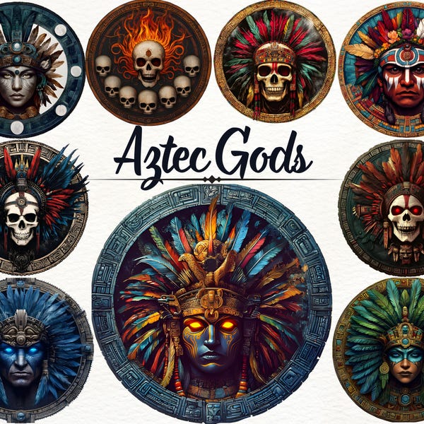 Aztec Gods - Etsy