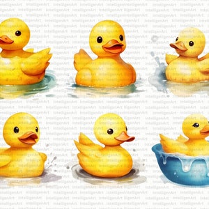 Rubber Duck Clipart Bath Toy Clipart, Bath Time Clipart, Yellow Ducks ...