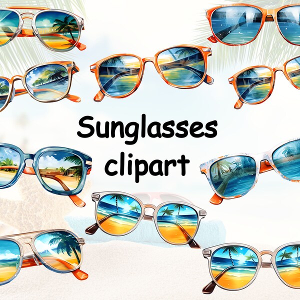 Beach Sunglasses Svg - Etsy