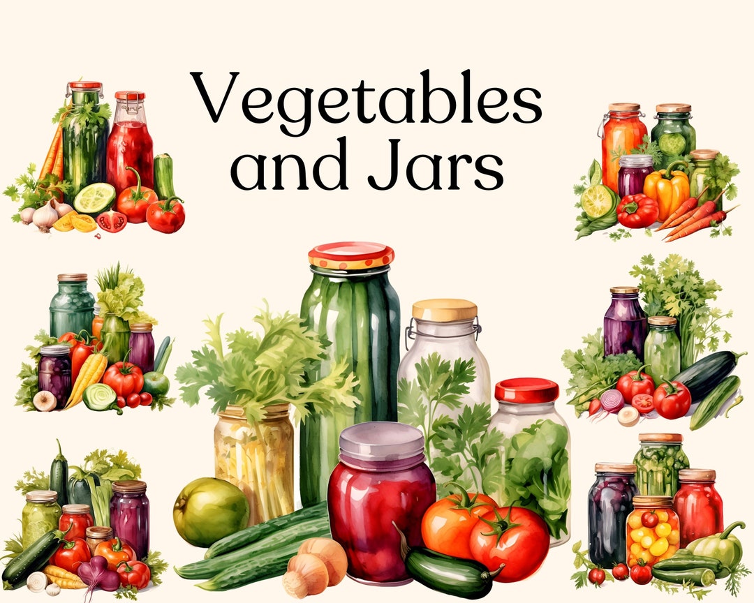 Vegetables Clipart Healthy Food Clipart, Summer Clipart, Gardening ...