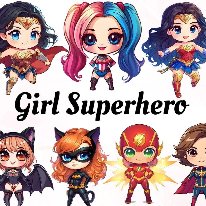 Heroes Clipart - Etsy