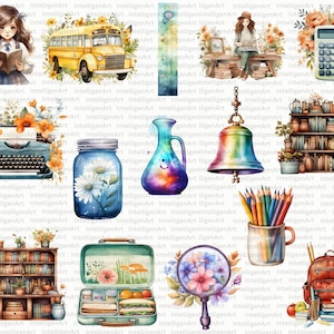 Back to School Clipart - School Teacher Clipart, School Kids Clipart ...