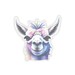 Llama Sticker, Watercolor Llama, Llama Love, Animal Stickers, Cute ...