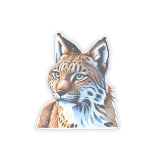 Watercolor Lynx, Lynx Sticker, Wild Cat Sticker, Big Cat, Lynx, Cat ...