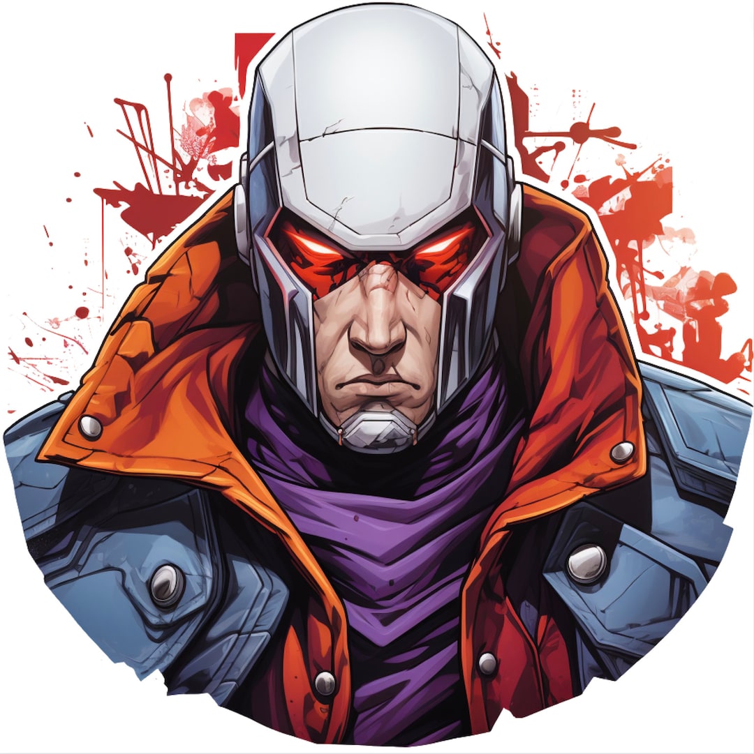 Magneto Sticker X-men Fan Art Magneto X-men Sticker Vinyl Waterproof ...