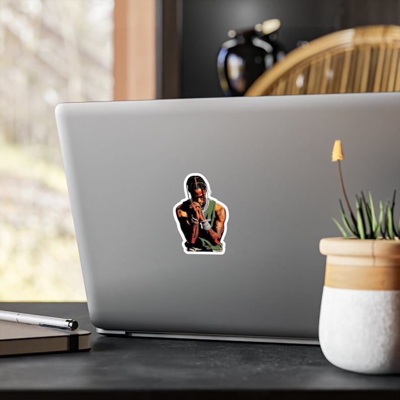 Travis Scott Sticker, Travis Scott Decal, Travis Scott Laptop Sticker ... Travis Scott Sticker, Travis Scott Decal, Travis Scott Laptop Sticker ...