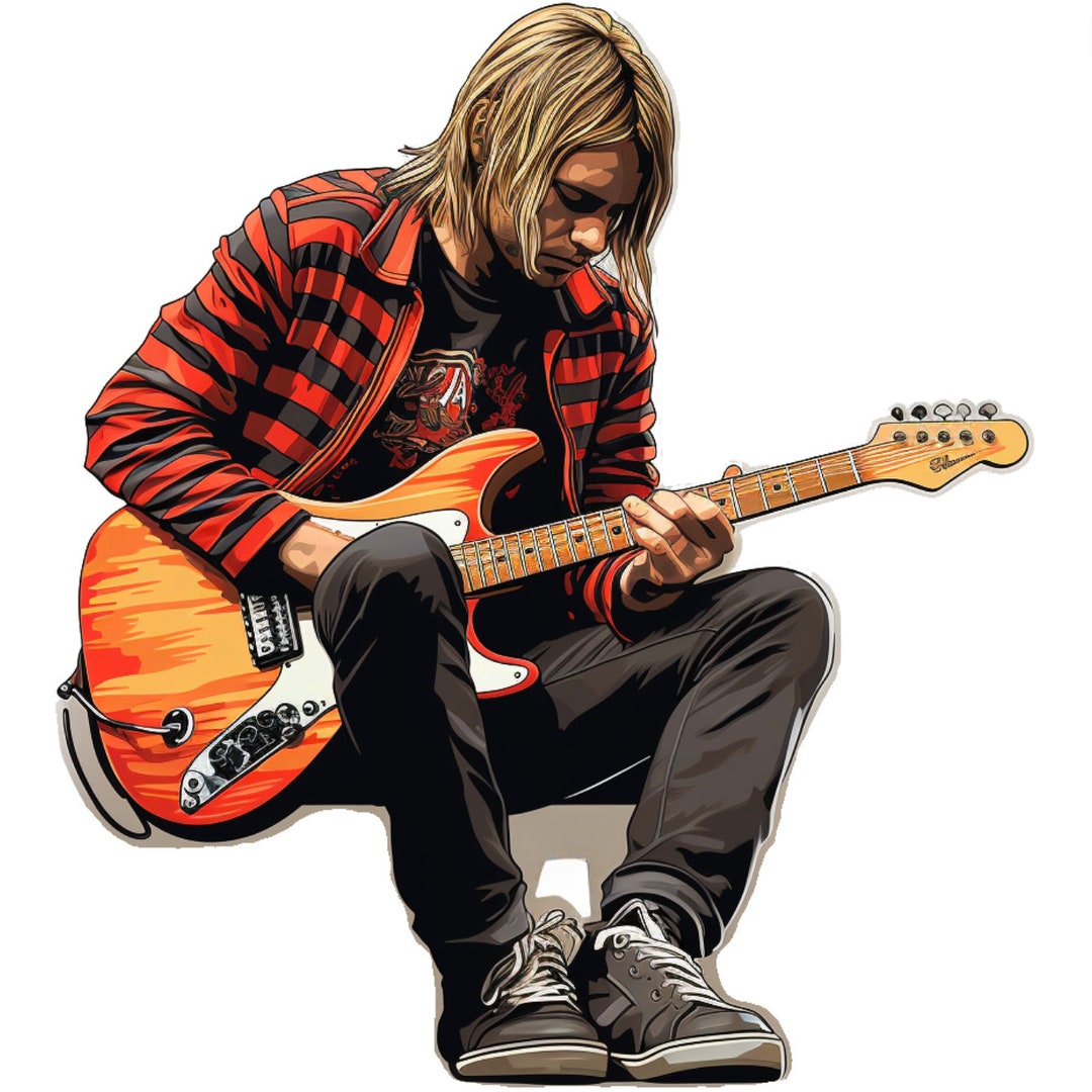 Nirvana Sticker, Kurt Cobain Sticker, Hip Hop Stickers, Nirvana Decal ...