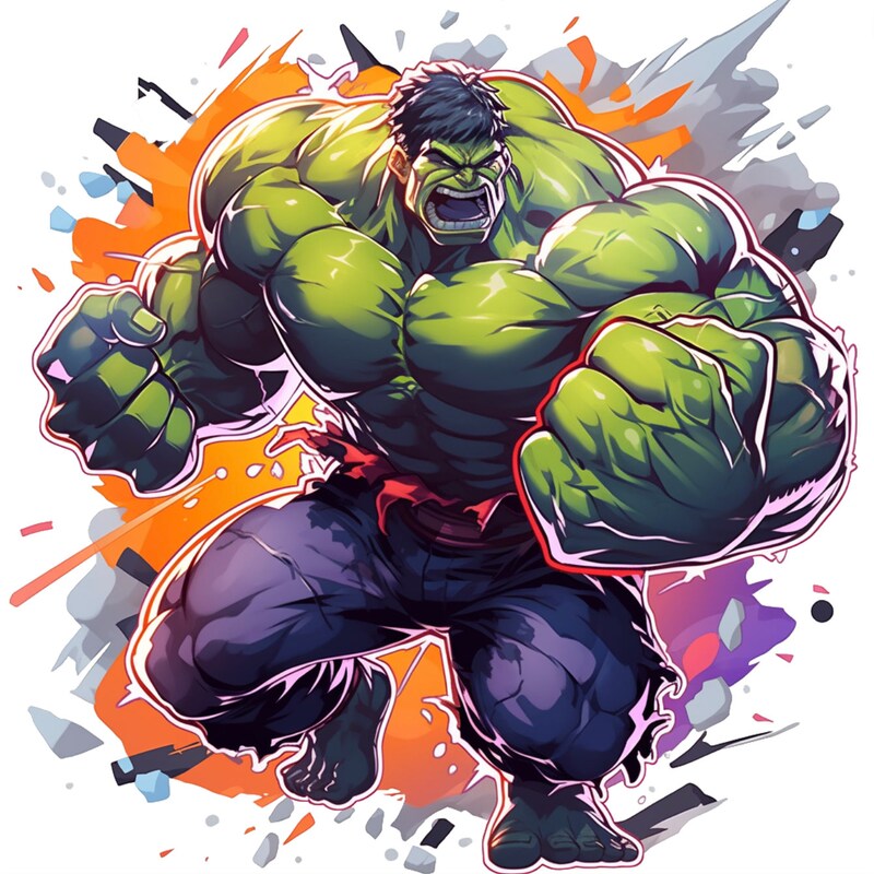 Hulk Stickers - Etsy