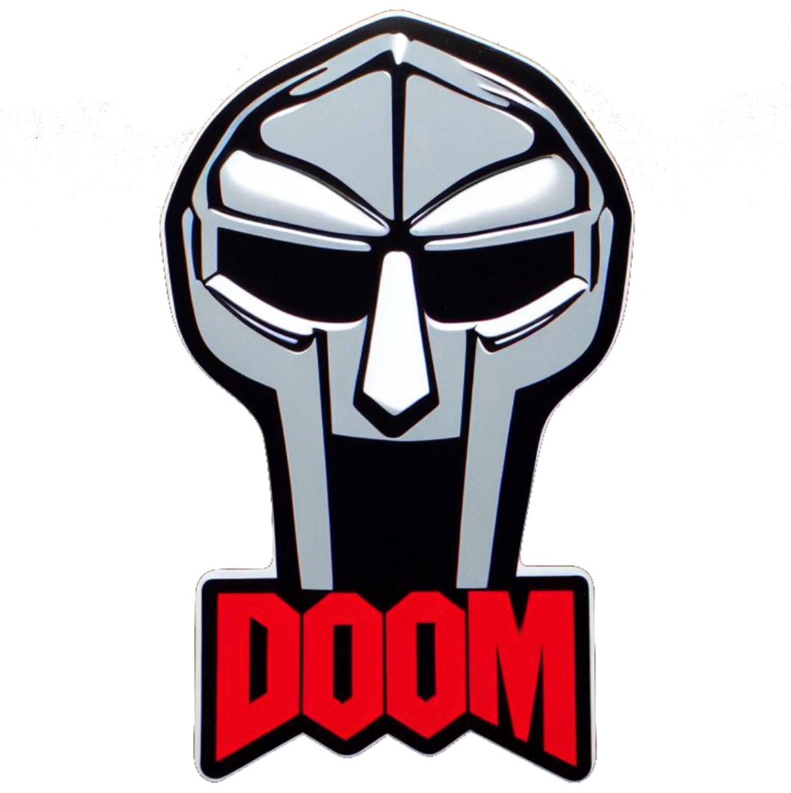 MF Doom Vinyl Decal Sticker, Hip Hop, Rap Music, Waterproof Vinyl 3 ...