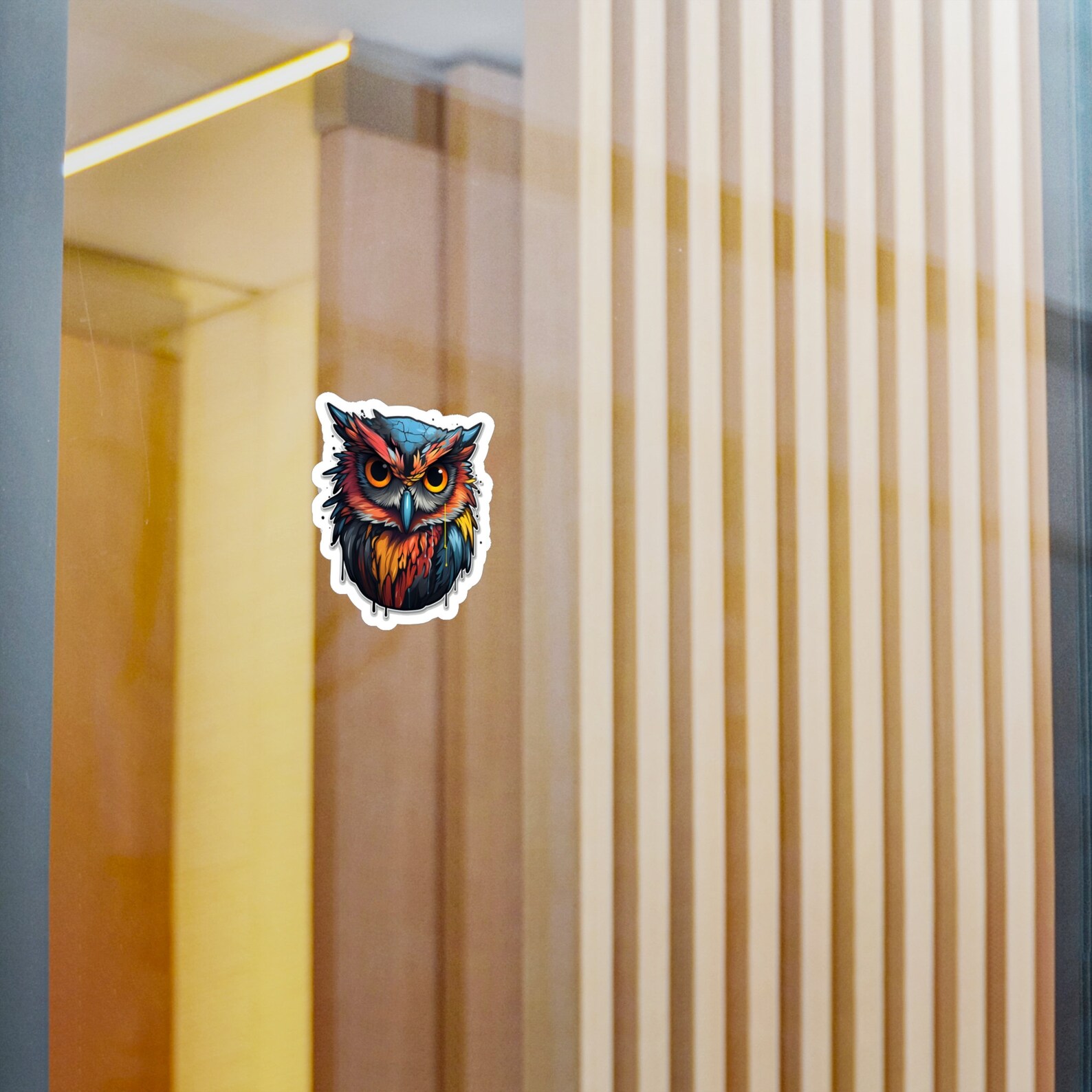 Wise Owl Sticker Owl Decal Owl Sticker Owl Laptop Sticker Waterproof ...