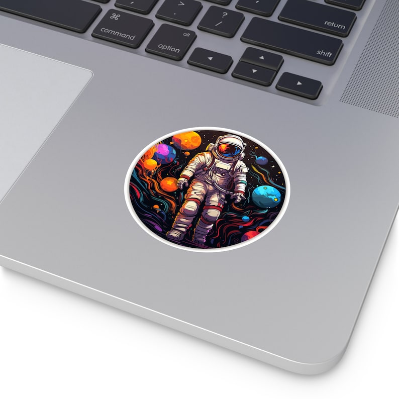 Space Astronaut Sticker Space Decal Astronaut Sticker - Etsy