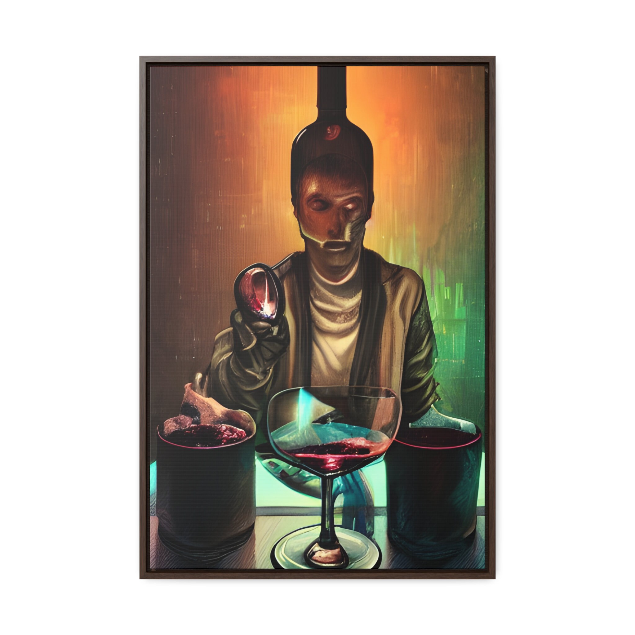 A Date With the Devil: Dystopian Style Art, Sci-fi Style Art, Canvas ...