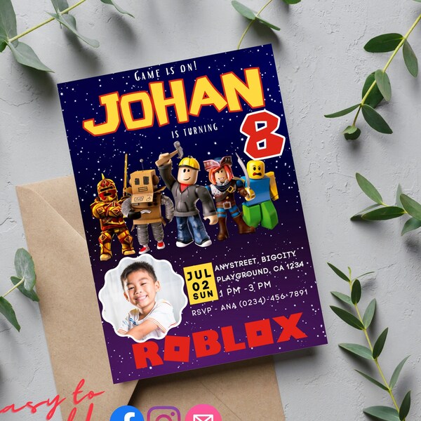 Roblox Card - Etsy