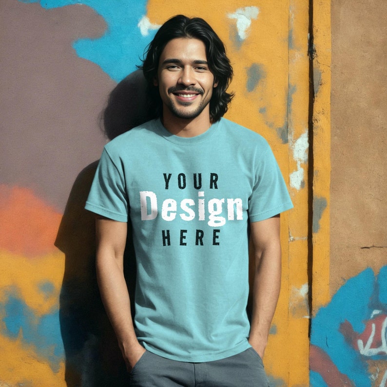 Comfort Colors 1717 Style Chalky Mint Heavyweight Adult Tee Mens T ...