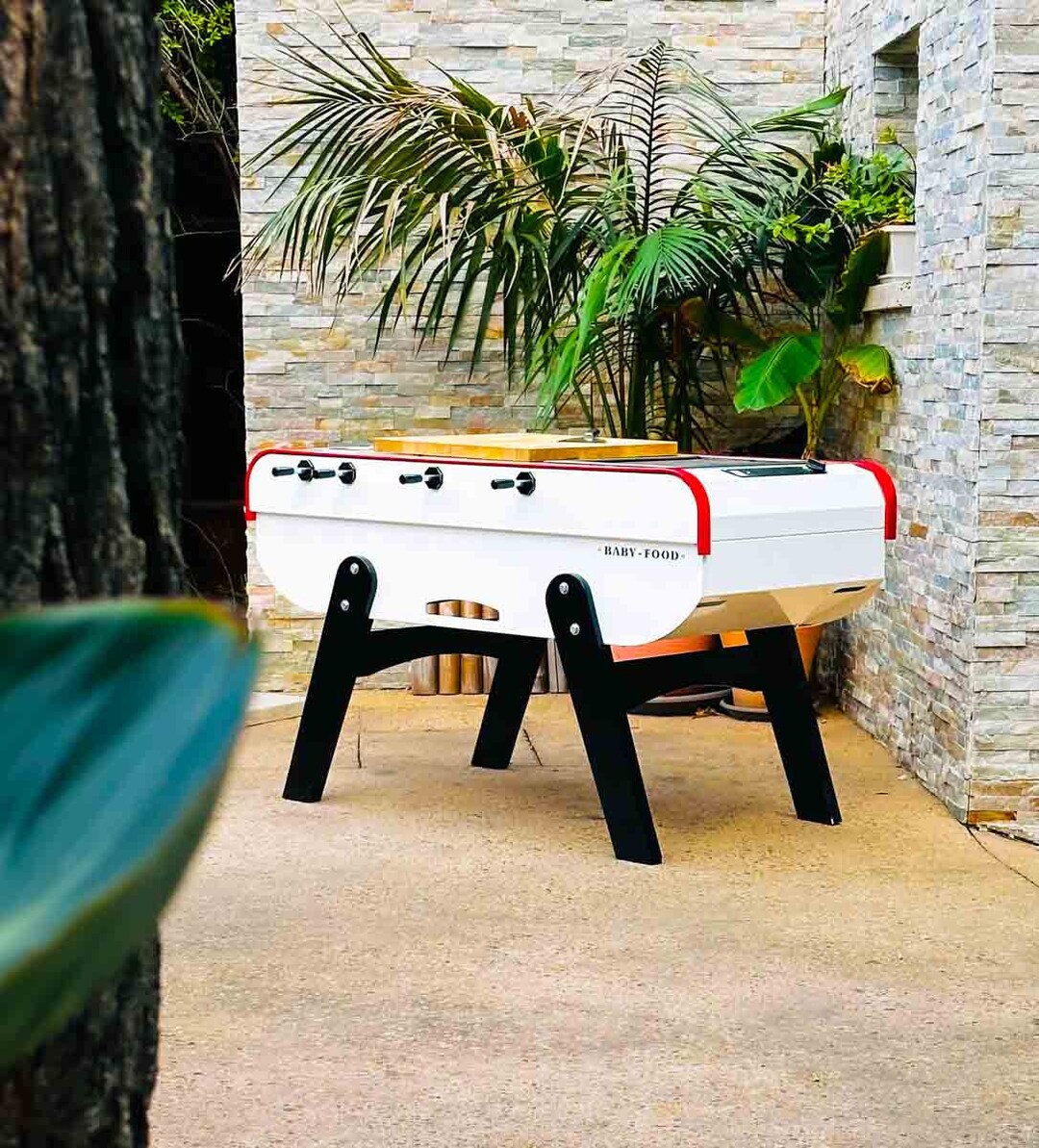 Outdoor Kitchen Barbecue Table Football Plancha - Etsy
