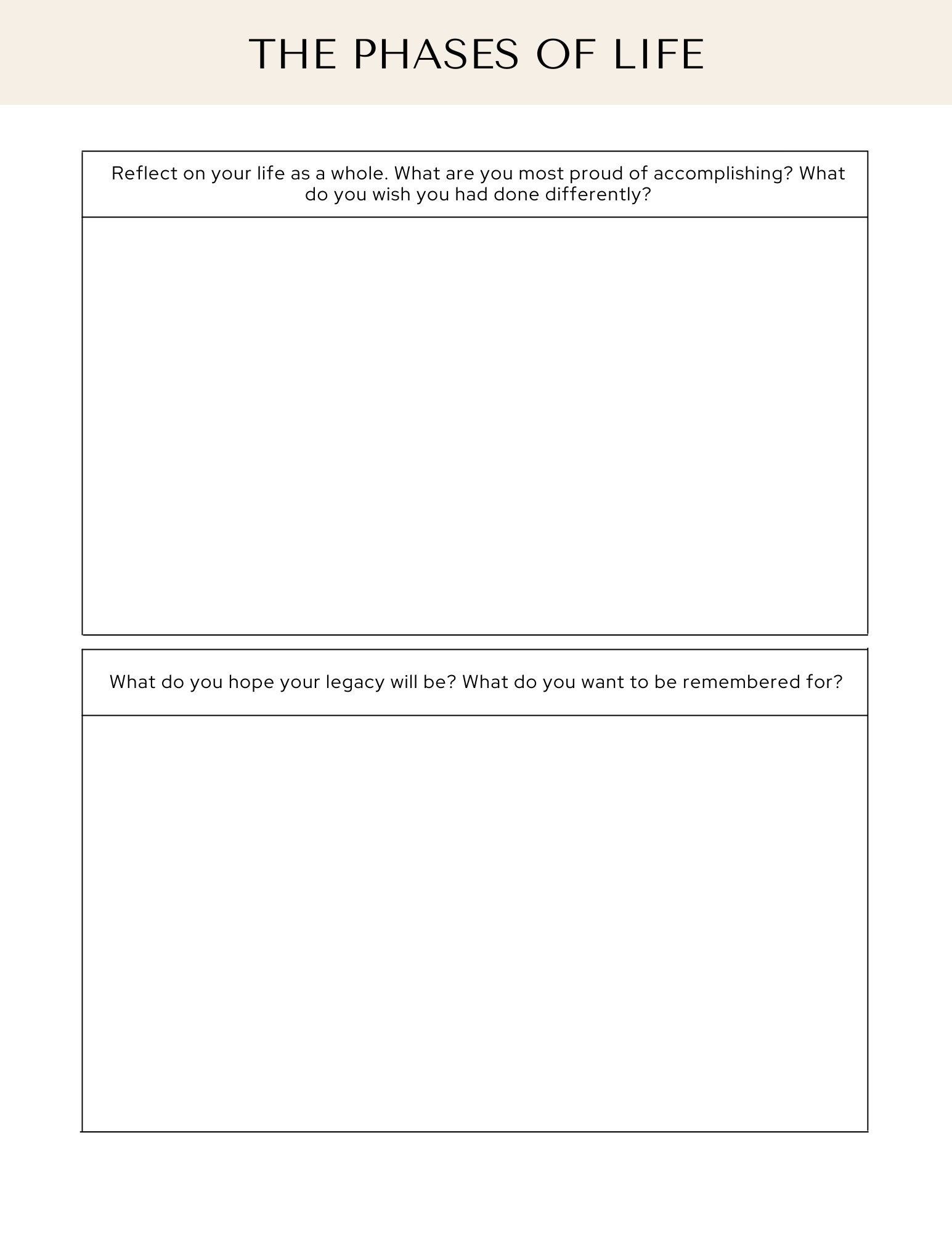 Life Story Journal Printable Diary INSTANT DOWNLOAD Gift - Etsy