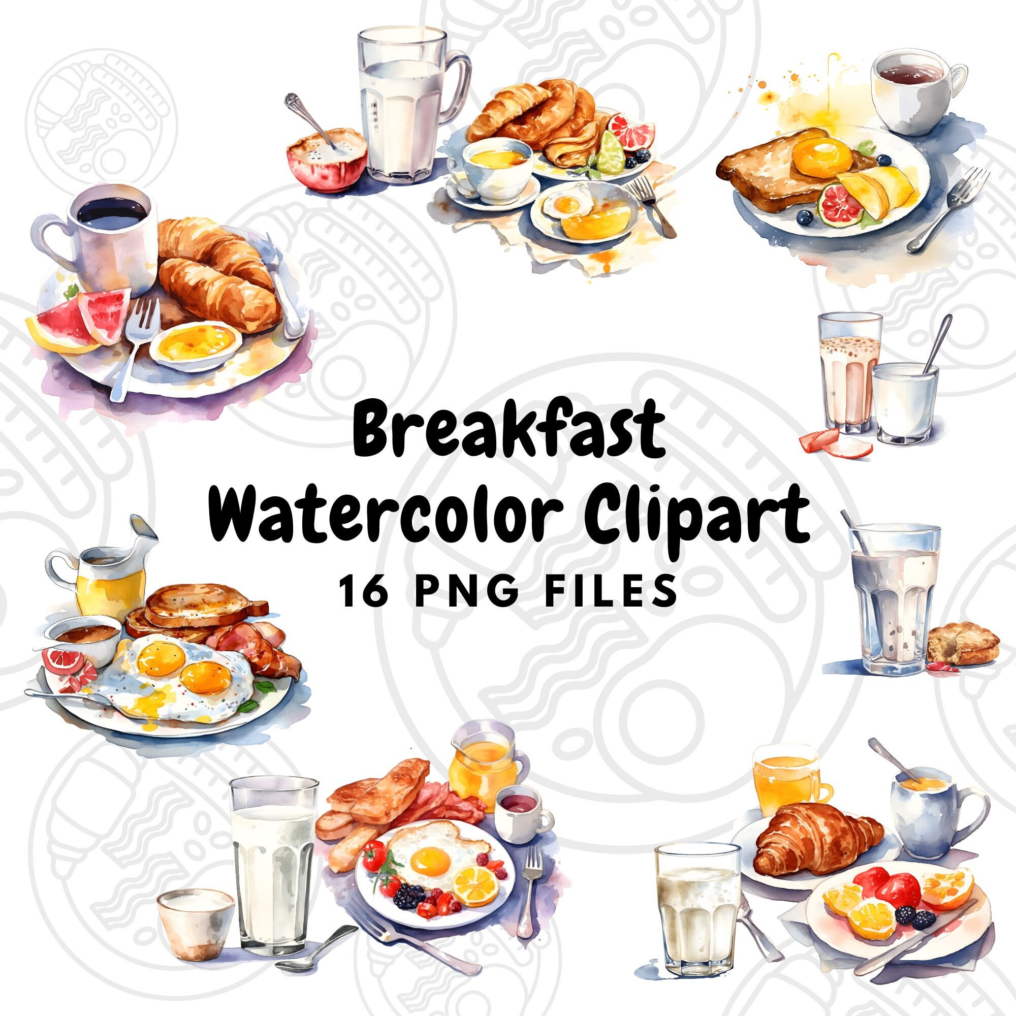Sunday Brunch Clipart