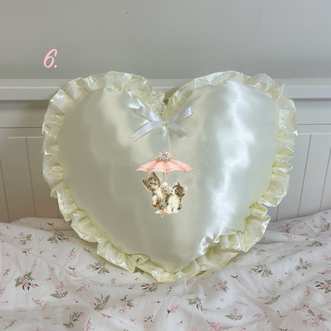 Coquette Room Decor, Cottagecore Pillow, Throw Pillow, Farmhouse Decor ...