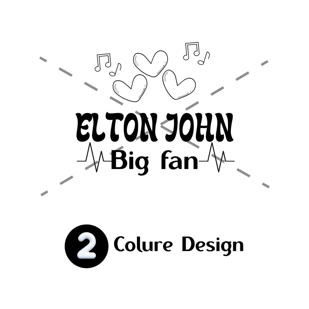 Elton John Svg Elton John Cricut Svg File Music Svg Music - Etsy