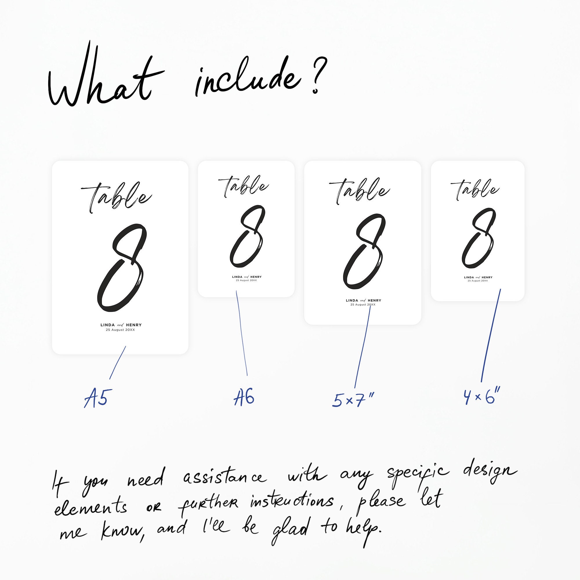 Wedding Table Number Sign Template, DIY Wedding Table Numbers, Editable ...