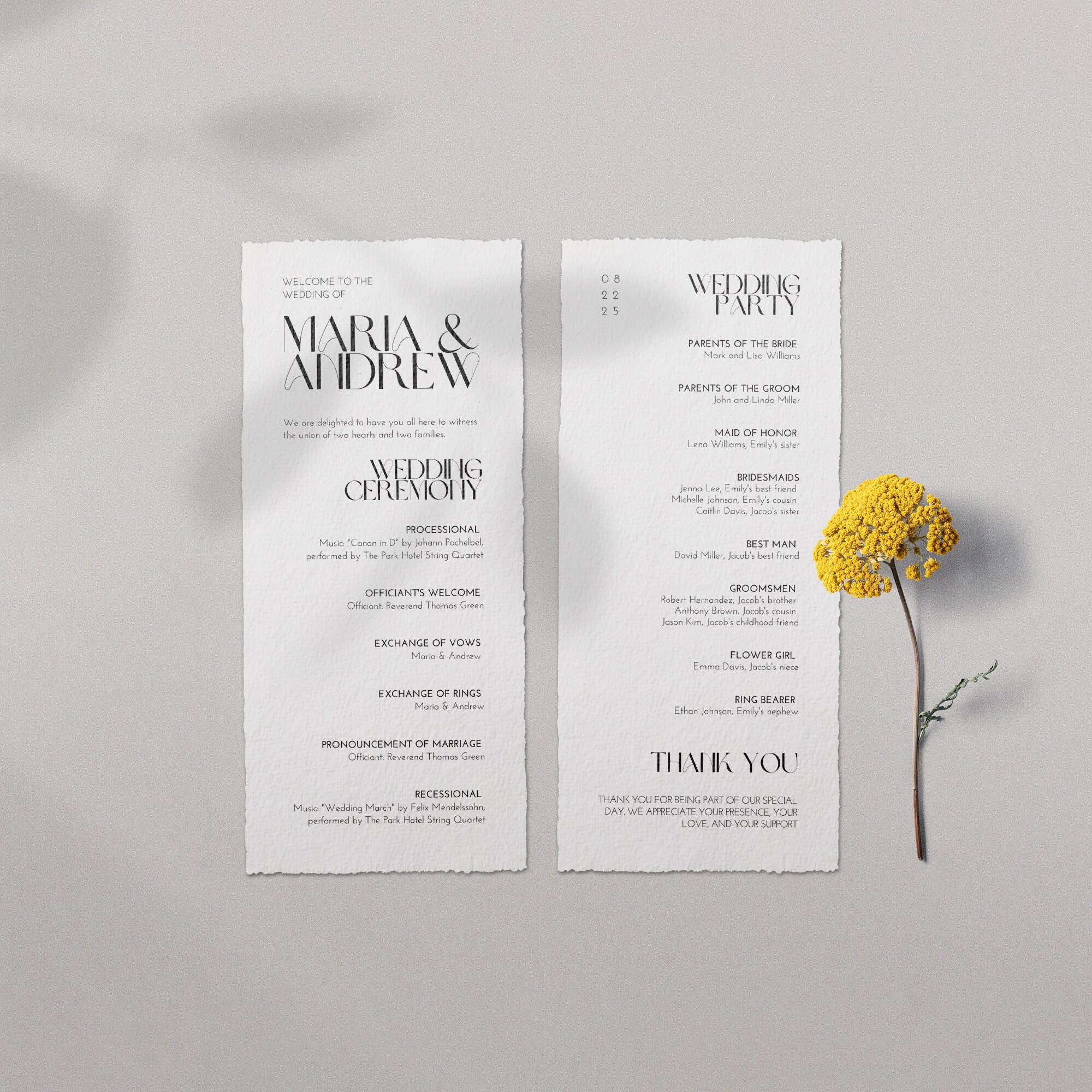 Printable Wedding Program Template Fully Editable Wedding - Etsy