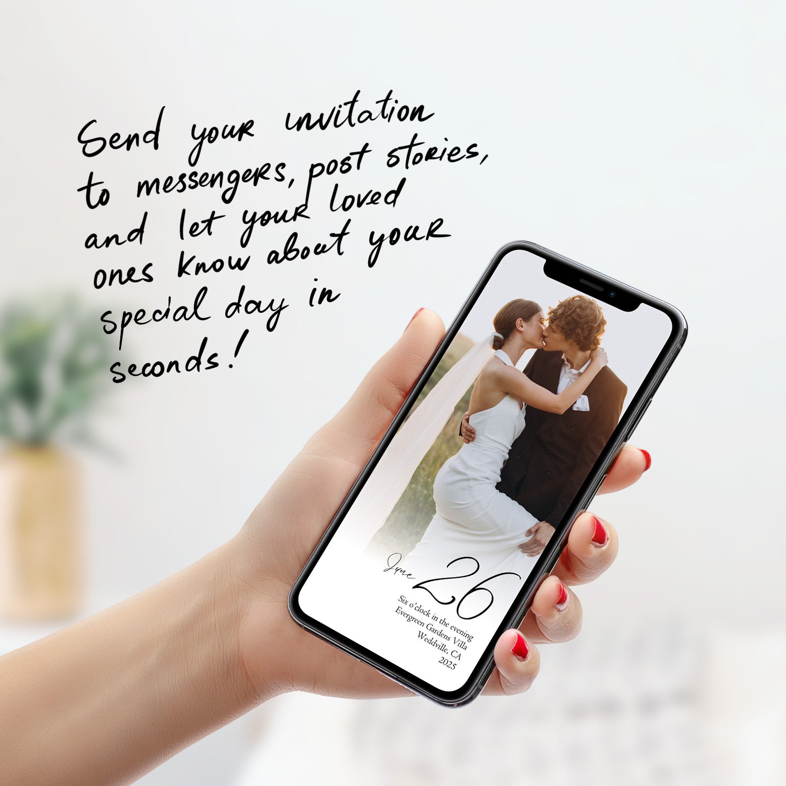 Wedding Video Invitation, Animated Wedding Invitation With RSVP ...