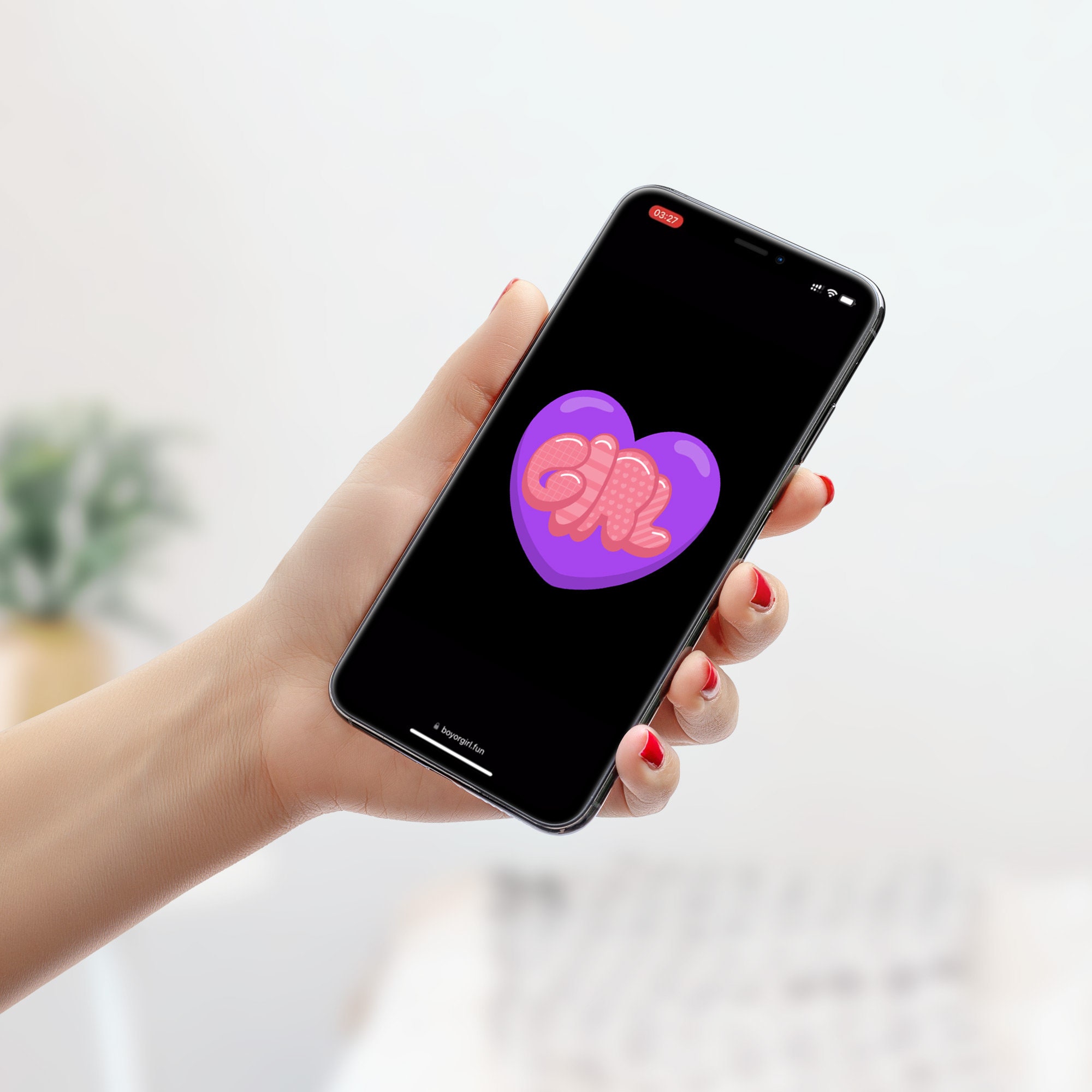 Girl Interactive Gender Reveal Application Pop The Balloons To Reveal Digital Gender Reveal