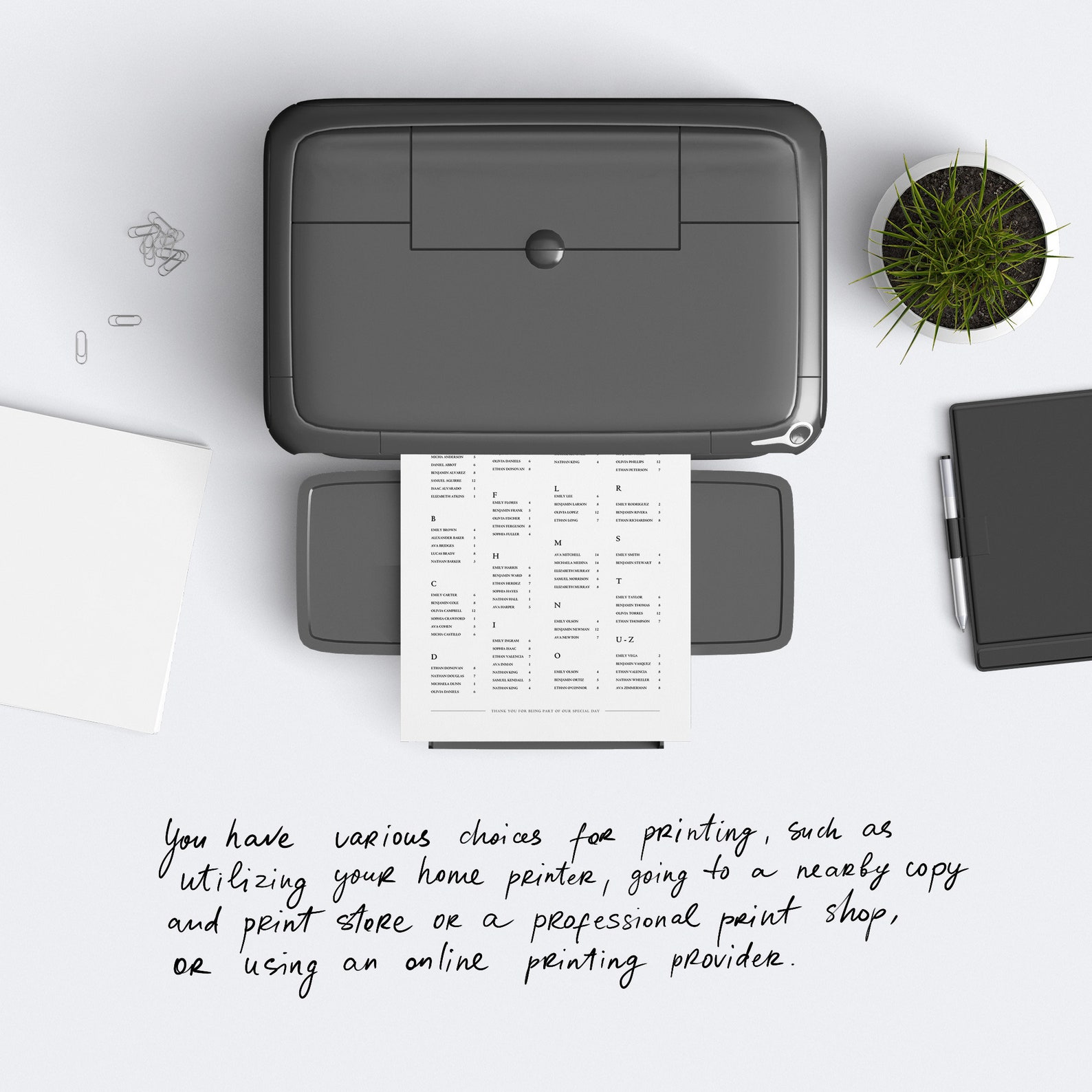 Wedding Seating Chart Canva Template, Alphabetical Printable Vertical ...