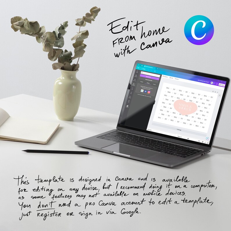 Wedding Backdrop With Names, Background Canva Template, Wedding Banner ...