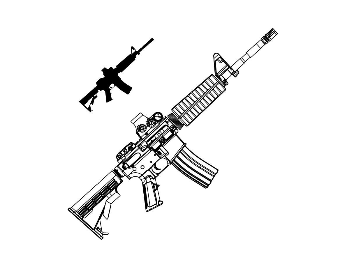 Ar 15 Outline
