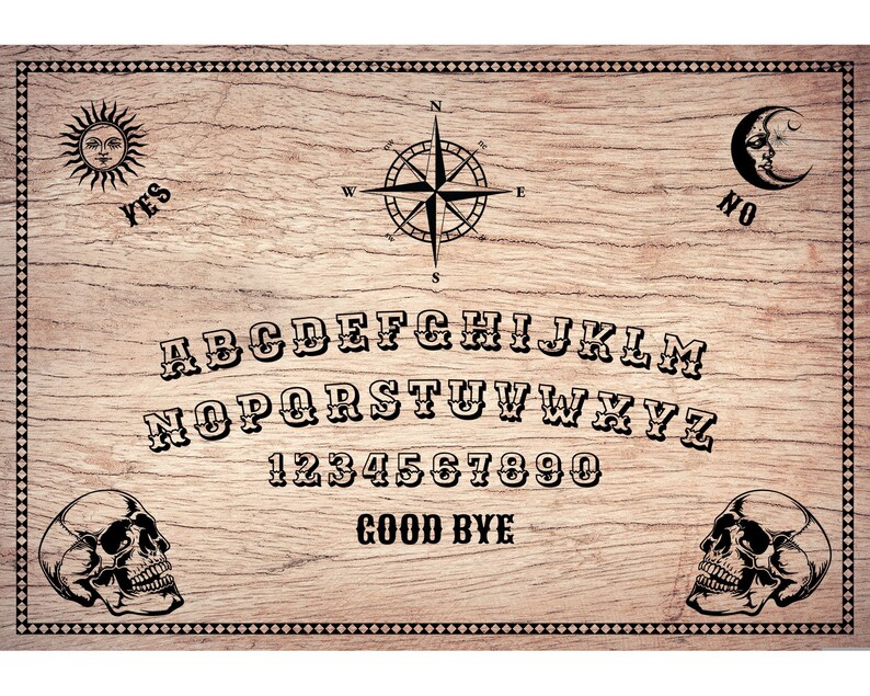 Ouija Board SVG Ouija Spirit Board Spirit Talking Board Svg Ouija SVG ...