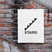 Stairs Sign SVG Pictogram for Building, Offices, Apartment, House ...