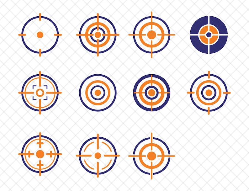 Target SVG Shooting Target SVG Bullseye SVG Bundle Aim Bullseye Svg ...