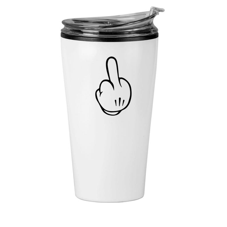 Cartoon Middle Finger SVG Cut File Cartoon Ornament Middle Finger Glove ...