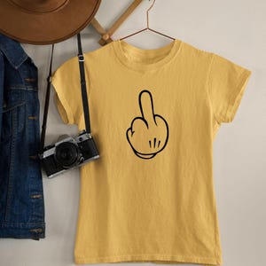 Cartoon Middle Finger SVG Cut File Cartoon Ornament Middle Finger Glove ...