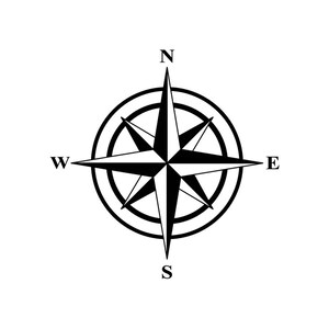 Compass Nautical Star SVG Compass Star SVG Nautical Compass Rose SVG ...