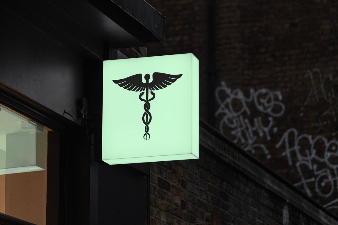 Símbolo médico svg cuidado de la salud svg Caduceo Símbolo svg - Etsy ...
