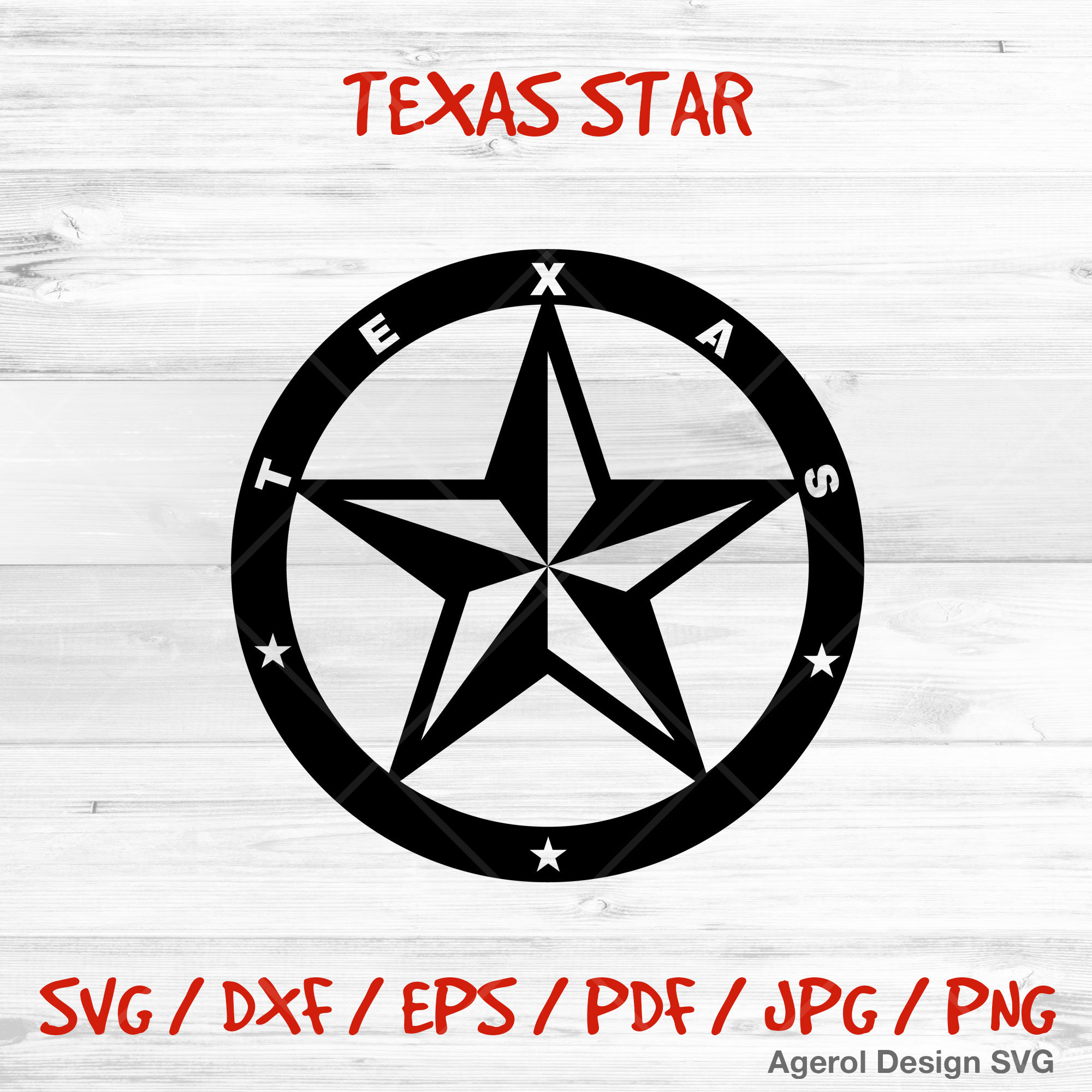 Texas Star SVG Texas Star Cut File Clipart Downloads Circle Texas Star ...