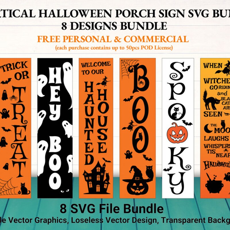 Halloween Porch Sign - Etsy