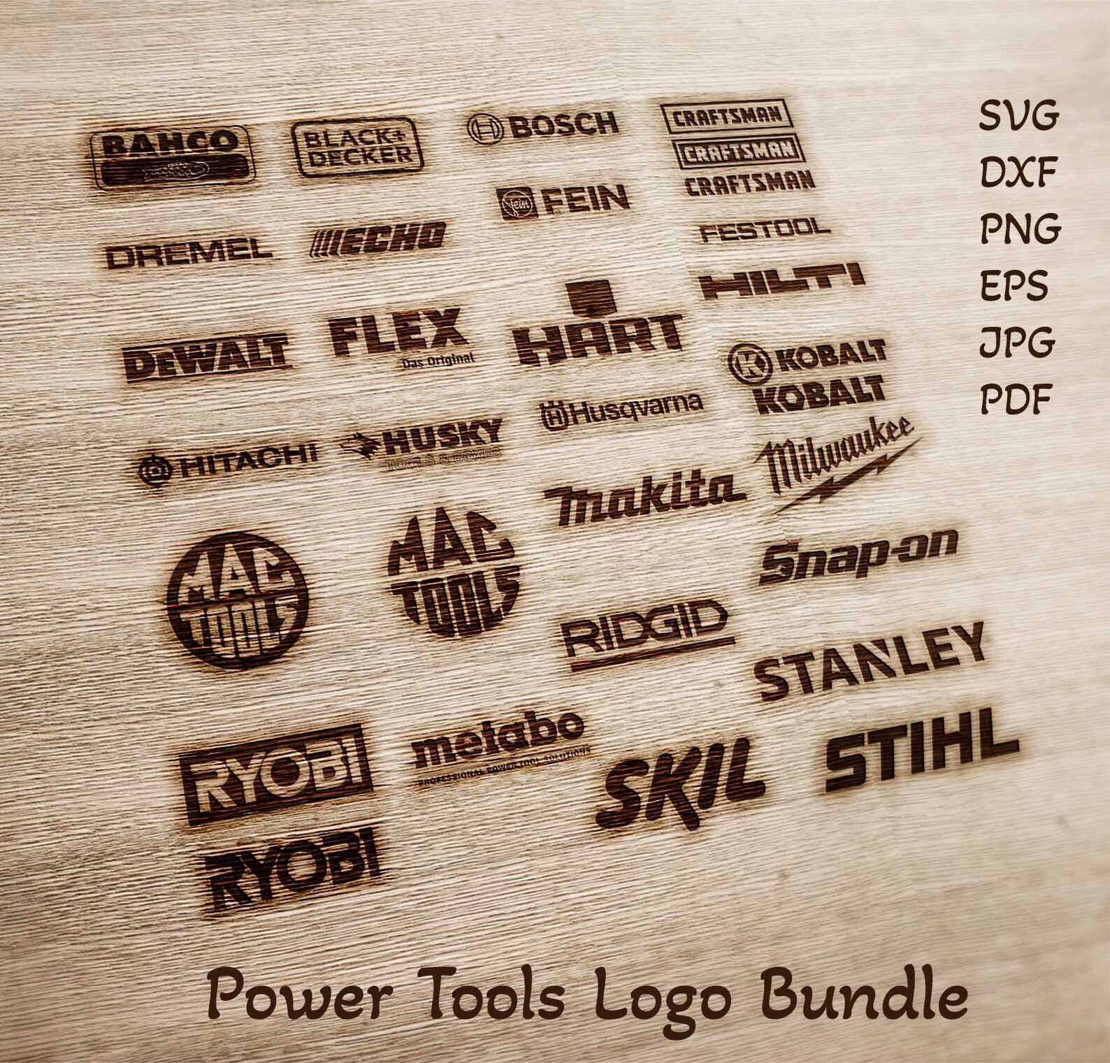 26 Power Tools Vector Bundle SVG in Various Format Pack Svg, Dxf, Jpg ...